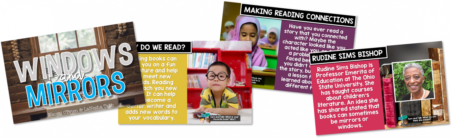 Books as Mirrors and Windows (As Defined by Dr. Rudine Sims Bishop ...