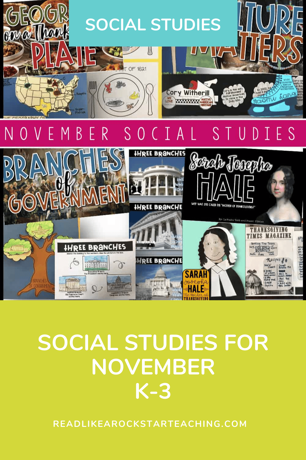 Social Studies for November - Naomi O'Brien - Read Like a Rockstar