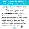 Math Block Routine: I Do, We Do, You x 2 with a Twist! - Naomi O'Brien ...
