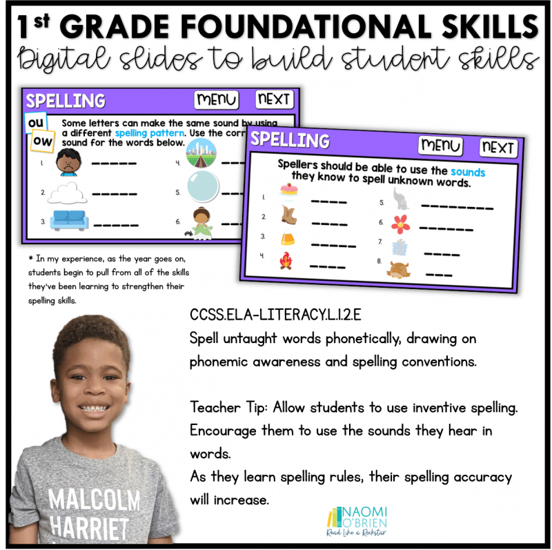 First Grade Foundational and Language Skills - Naomi O'Brien - Read ...