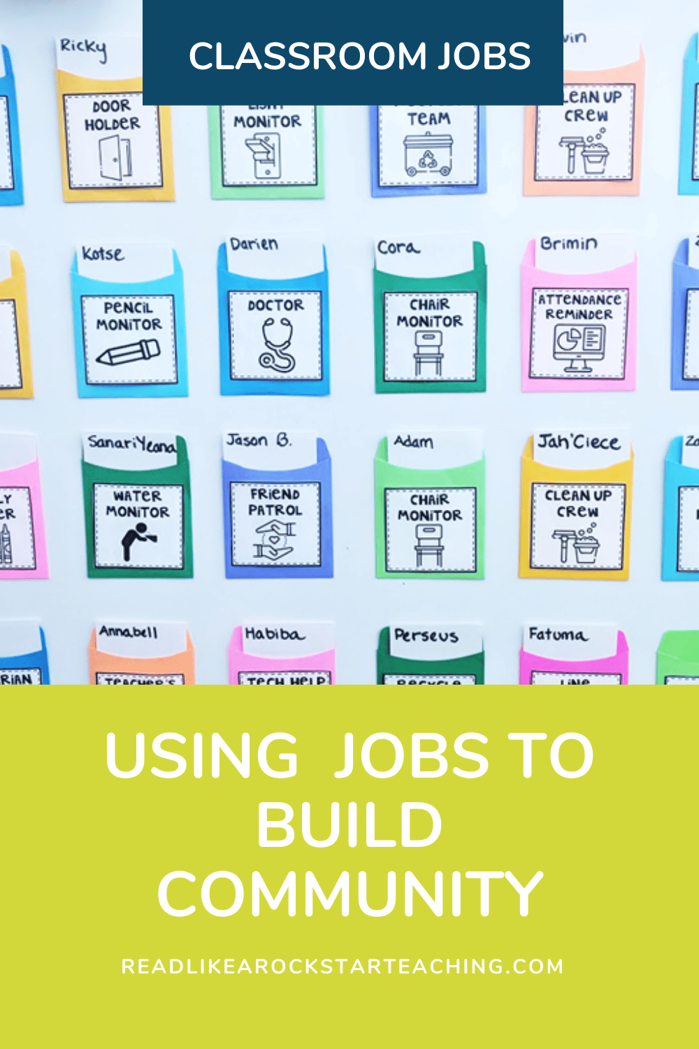 Classroom Jobs To Build Community K 2 Naomi O Brien Read Like A Classroom Jobs To Build Community K 2 Naomi O Brien Read Like A