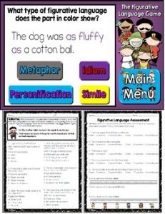 Figurative Language Bundle: Jeopardy-Style Game and Packet - Naomi O ...