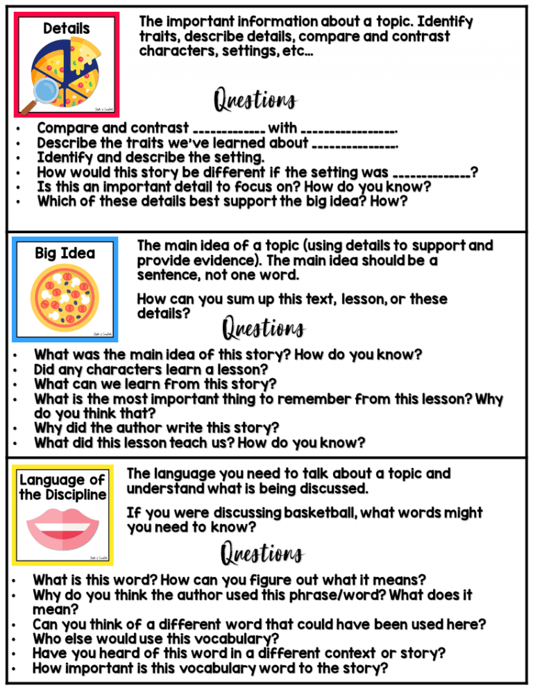 Depth and Complexity for Kids - Naomi O'Brien - Read Like a Rockstar