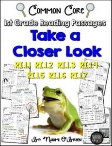 Take a Closer Look: Nonfiction Close Reading for First Grade (Common ...