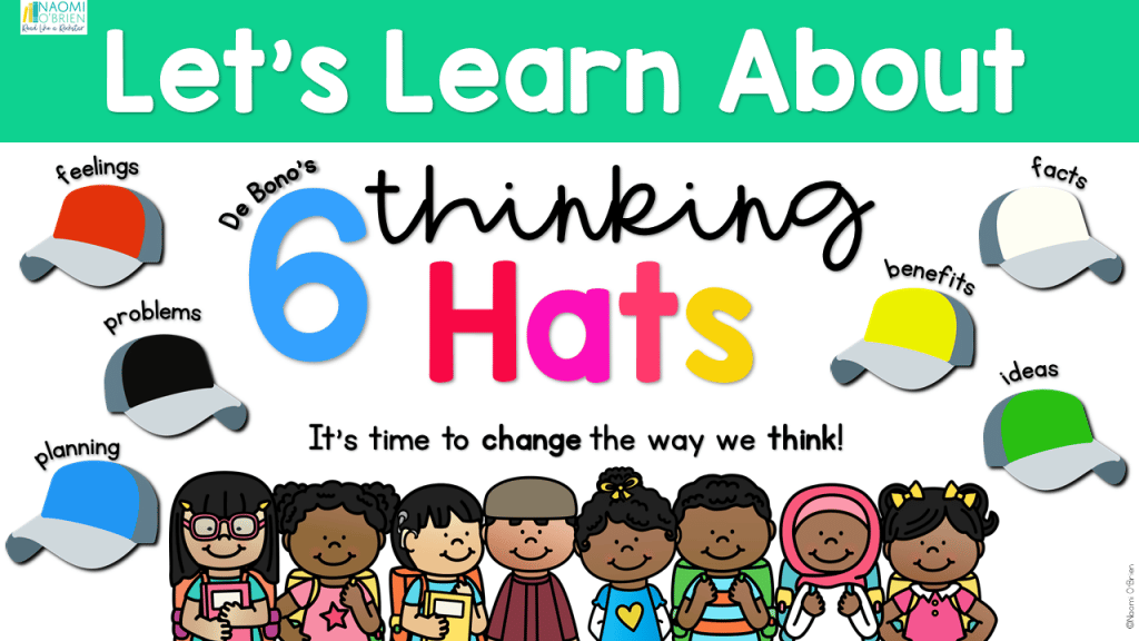 De Bono's Critical Thinking Hats Lesson + Bloom's Taxonomy - Naomi O ...