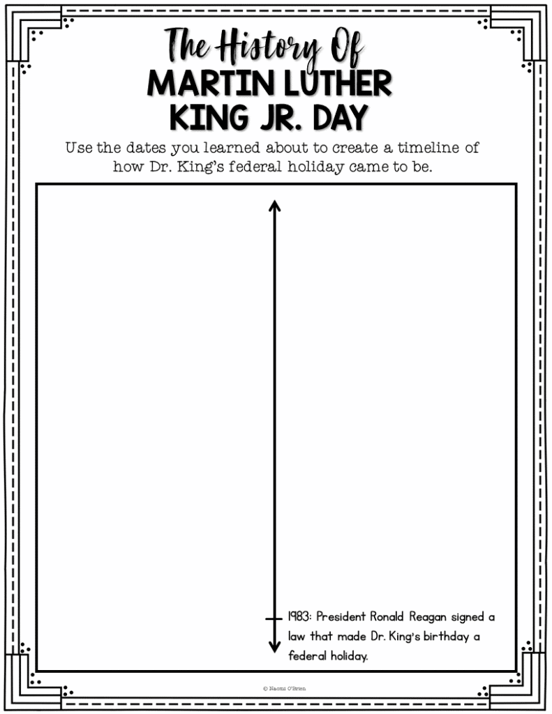 The History of Dr. Martin Luther King Jr. Day - Naomi O'Brien - Read ...