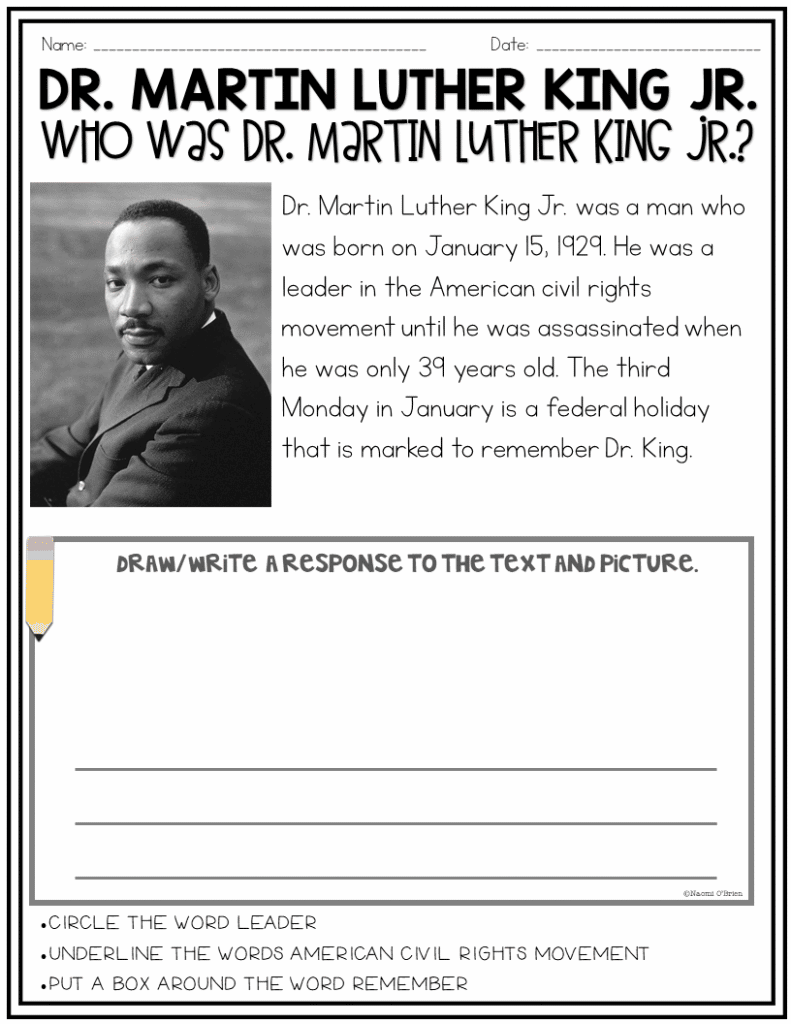 The History of Dr. Martin Luther King Jr. Day - Naomi O'Brien - Read ...