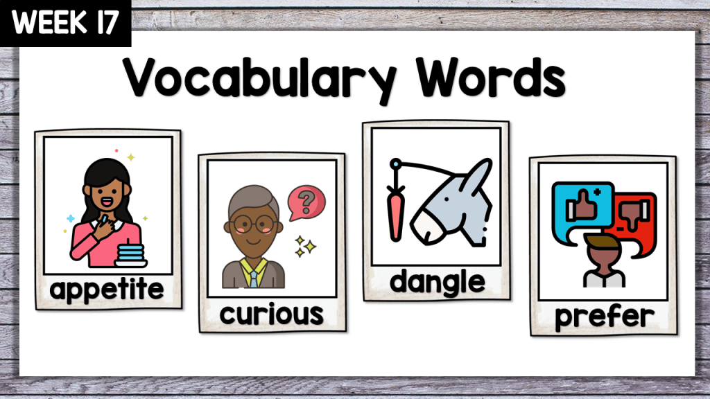 Weekly Vocabulary Set 3 of 4 (Second Grade) - Naomi O'Brien - Read Like ...