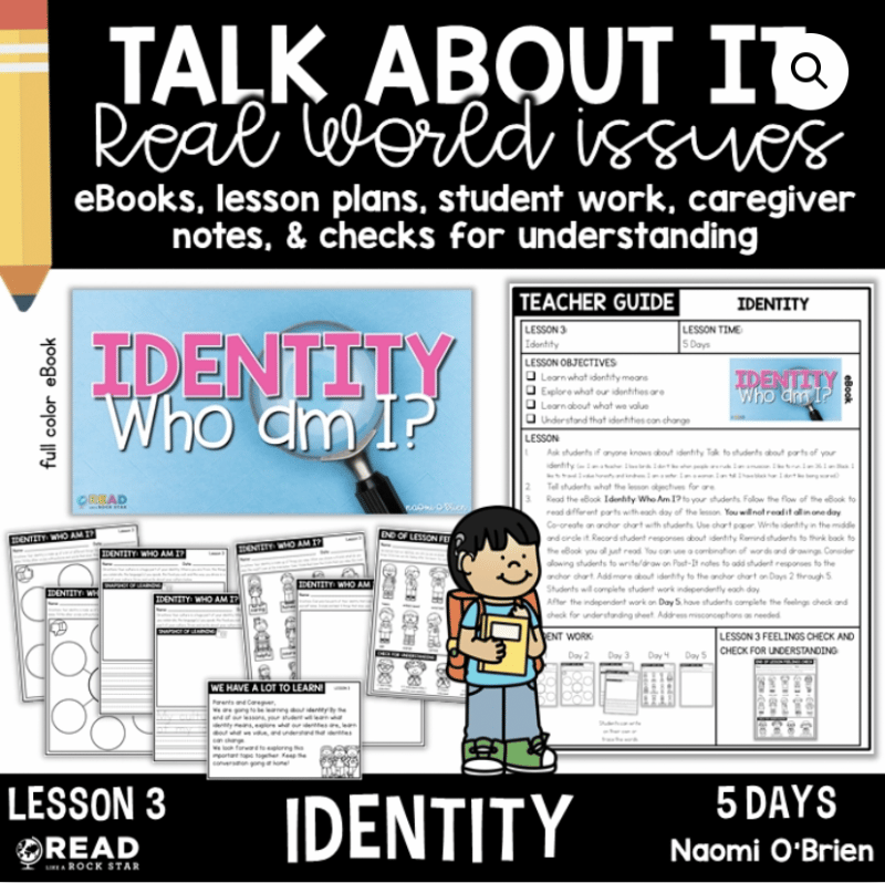 Teach Young Kids about Identity - Naomi O'Brien - Read Like a Rockstar