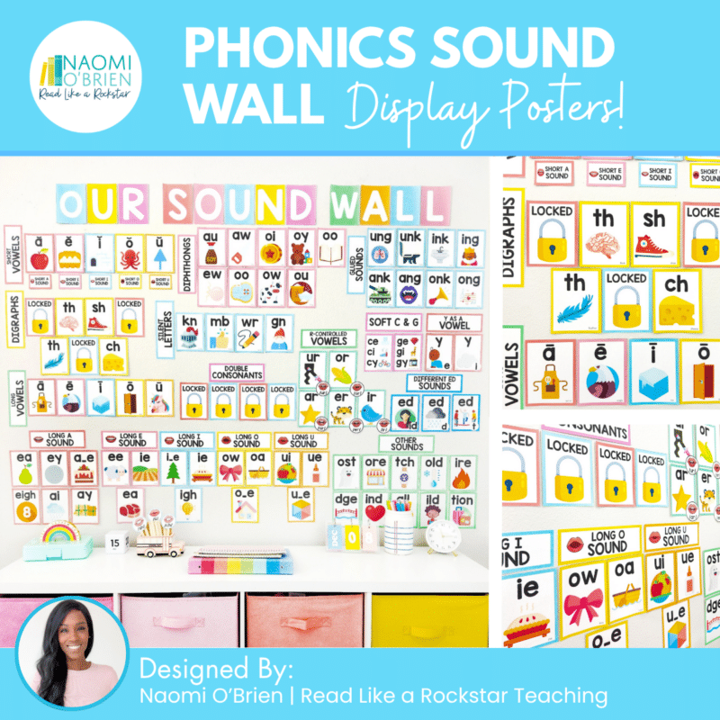 Sound Wall Sound Spelling Cards and Pictures - Naomi O'Brien - Read ...