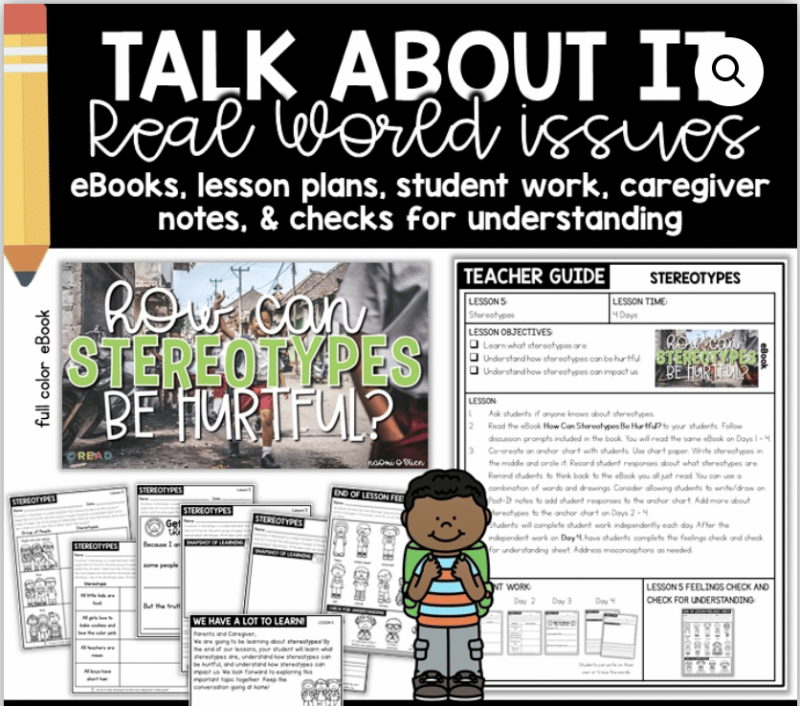 Teach Young Kids about Stereotypes - Naomi O'Brien - Read Like a Rockstar