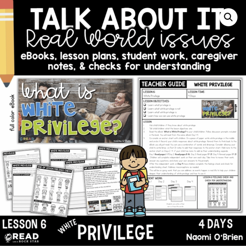 Teach Young Kids about Privilege - Naomi O'Brien - Read Like a Rockstar