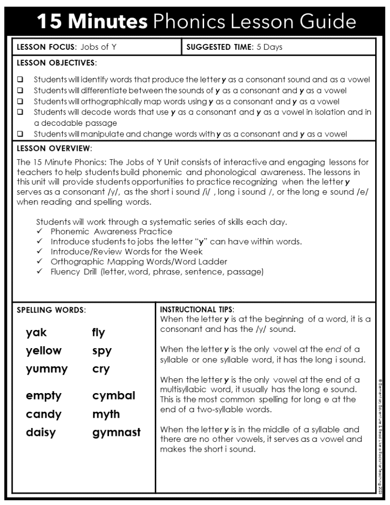 Week 10: The Jobs of Y (SOR UPPER ELEMENTARY) - Naomi O'Brien - Read ...