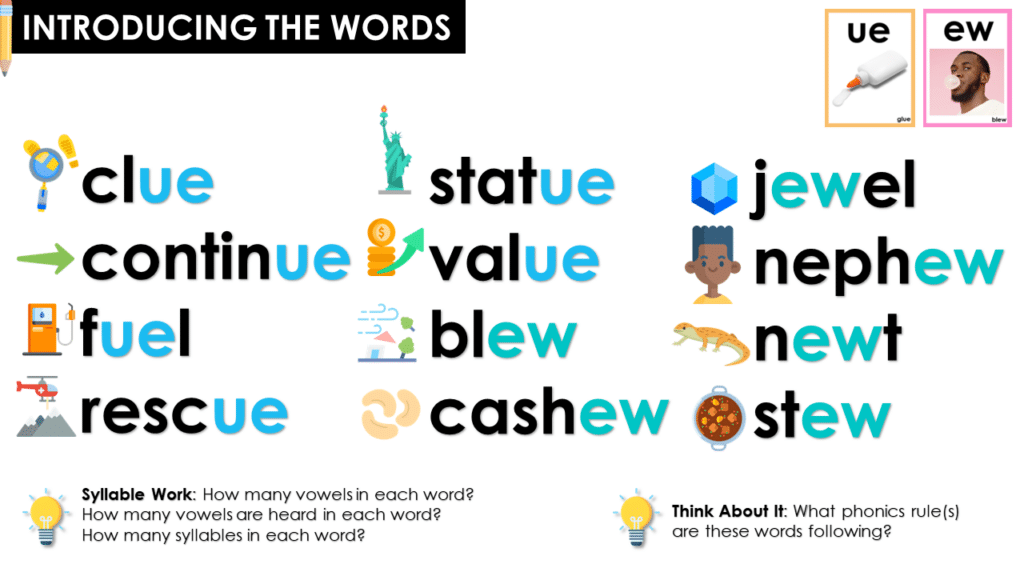 Week 9: UE + EW Vowel Teams (Upper Elementary SOR) - Naomi O'Brien ...