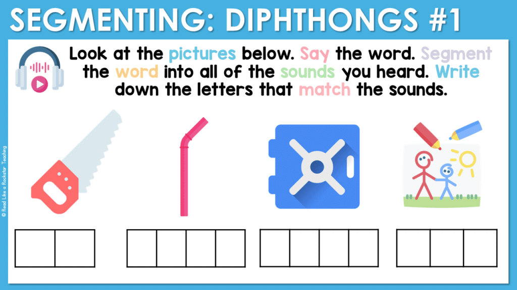 Blending & Segmenting Words - Naomi O'Brien - Read Like a Rockstar